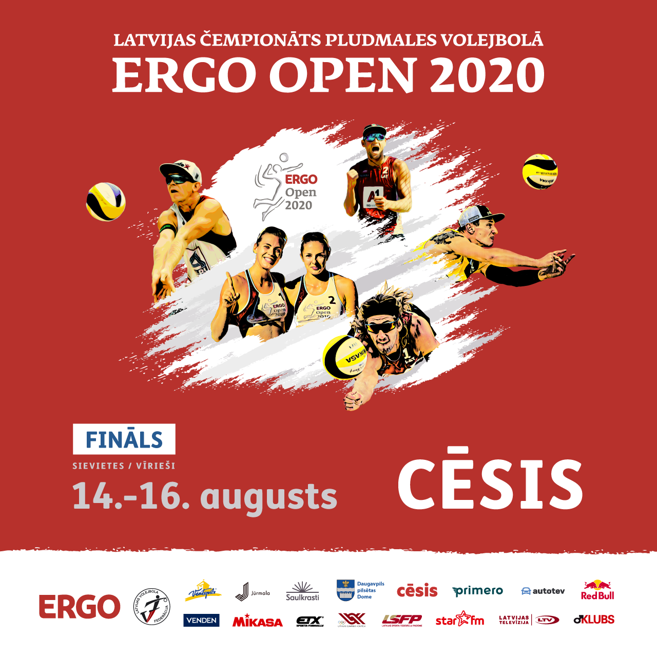 ERGO open 2020 fināls - 14. līdz 16. augusts Cēsīs. - Cēsu olimpiskais ...